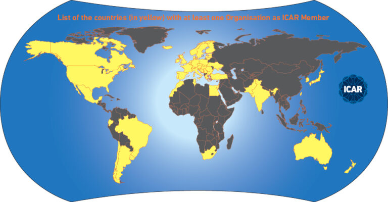 Map of ICAR Members – ICAR